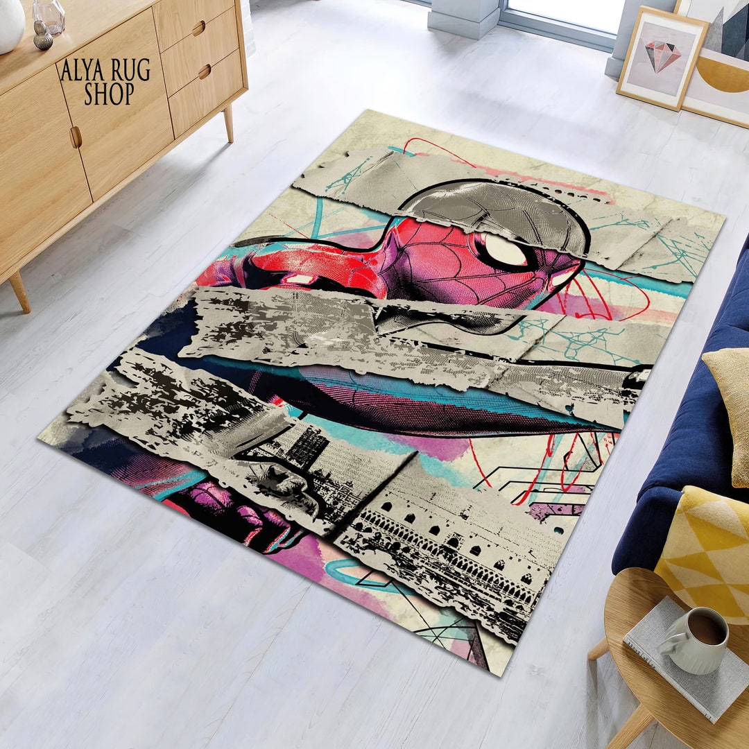 Spiderman Rug, Avengers Rug, Superhero Marvel Carpet, Ironman Rug, Thor ...