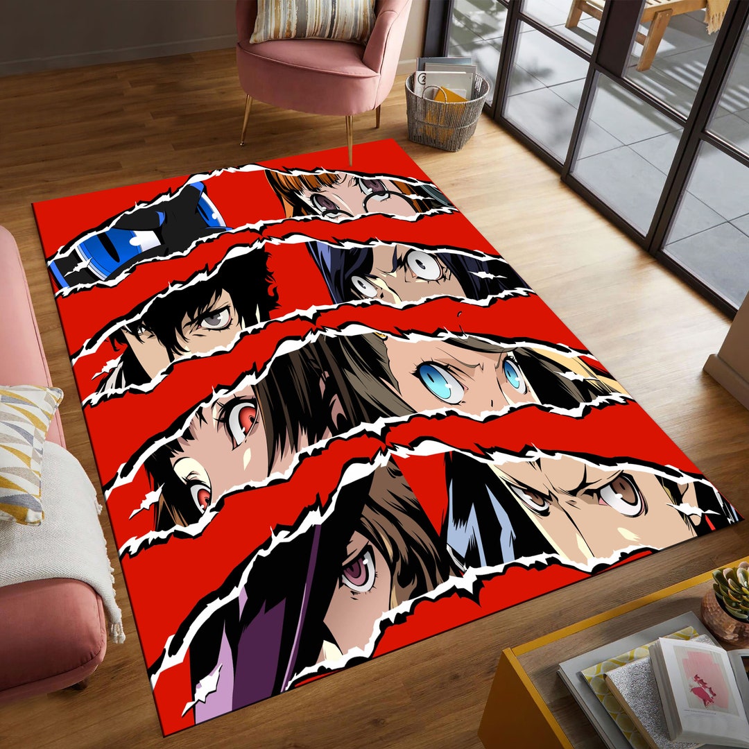 Anime in Japanese, Anime Rug, Gamer Ninja Rug, Subtle Anime Art, Anime ...