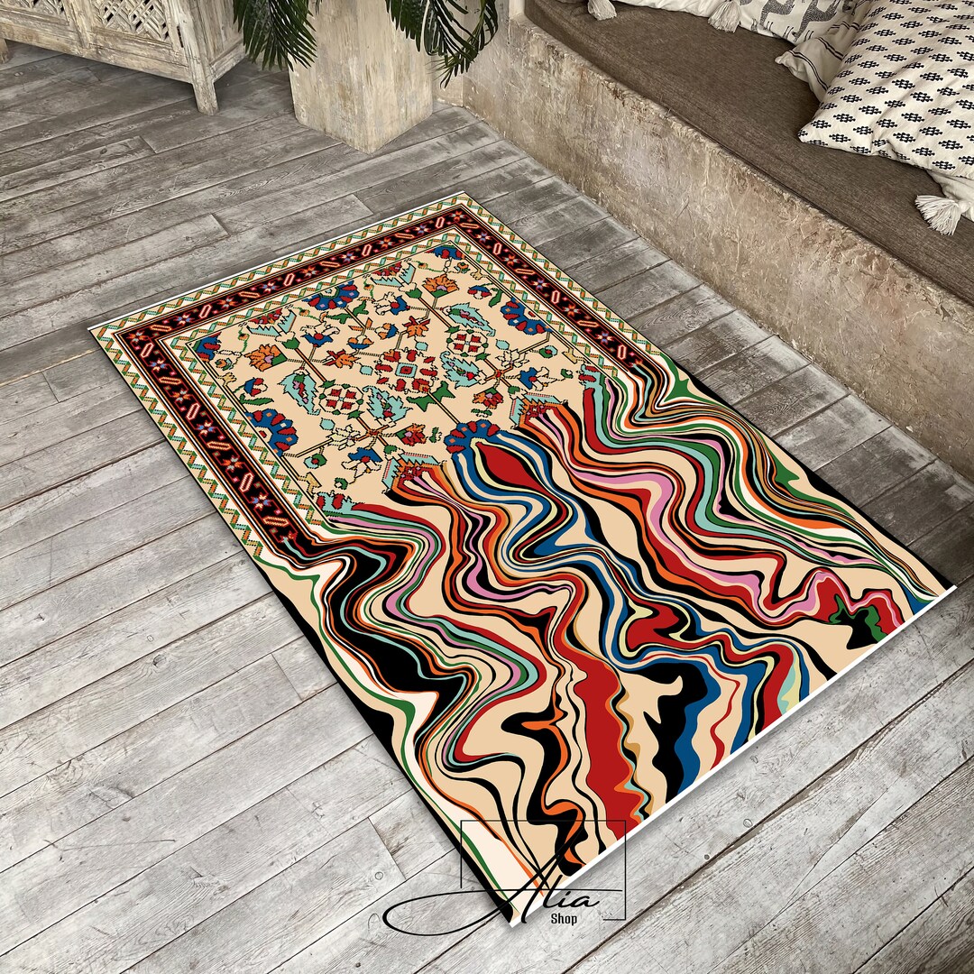 Melting, Melting Rug, Persian Carpet, Moroccan Rug, Anatolian Motiff ...