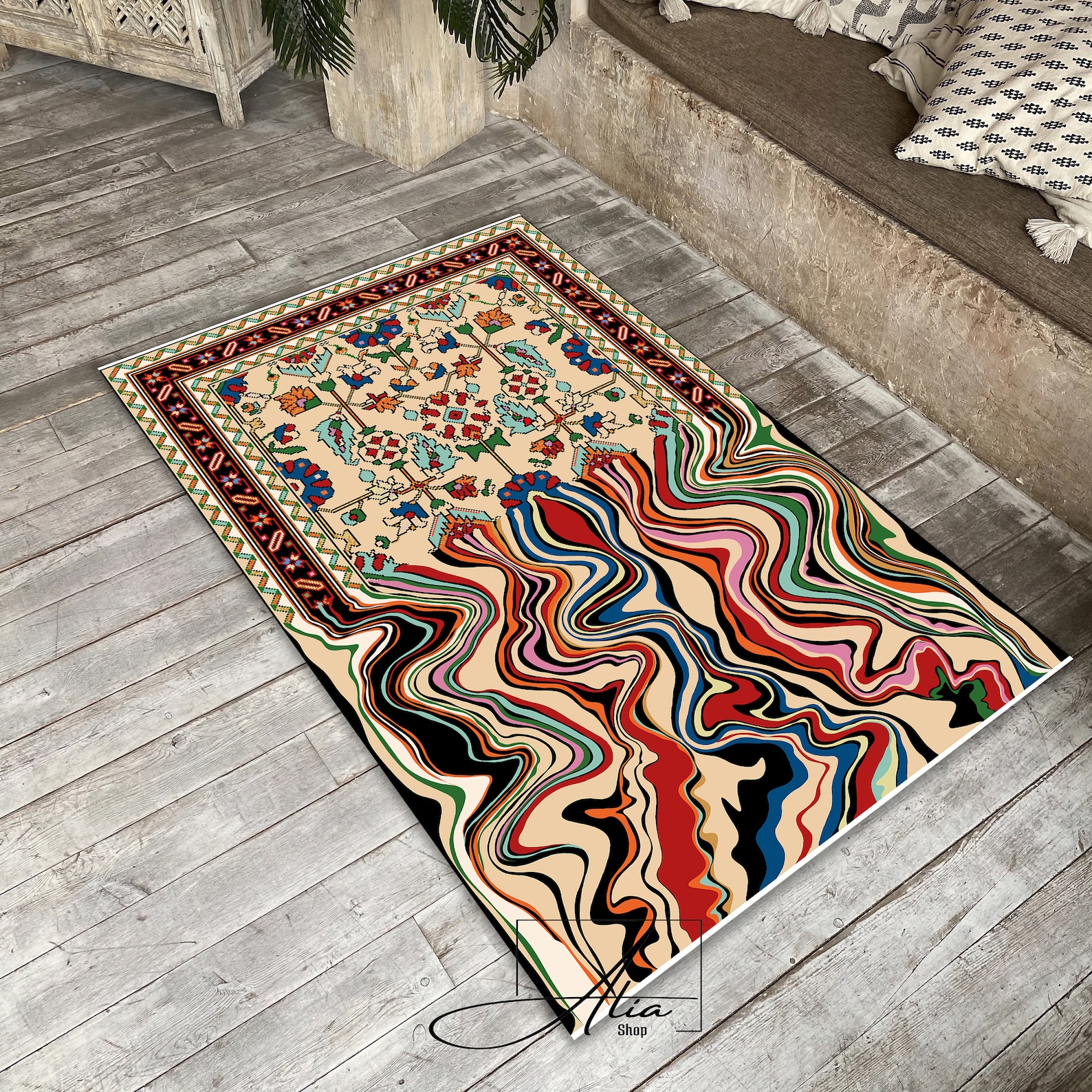 Melting, Melting Rug, Persian Carpet, Moroccan Rug, Anatolian Motiff ...