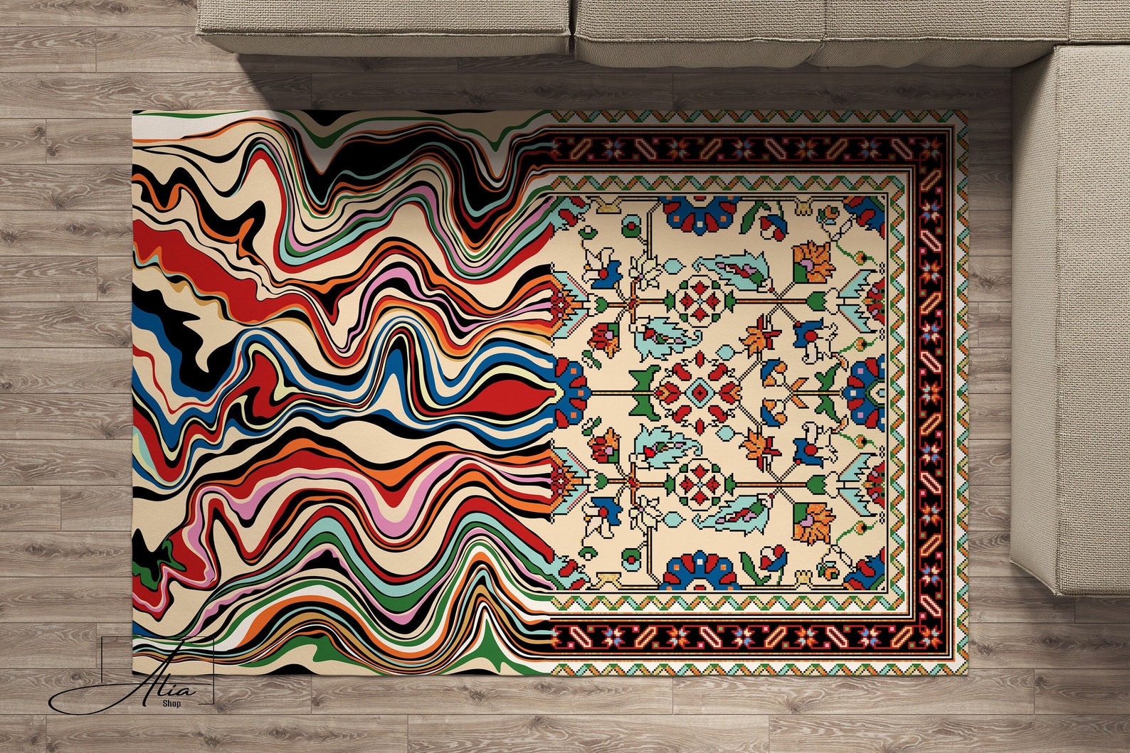 Melting, Melting Rug, Persian Carpet, Moroccan Rug, Anatolian Motiff ...