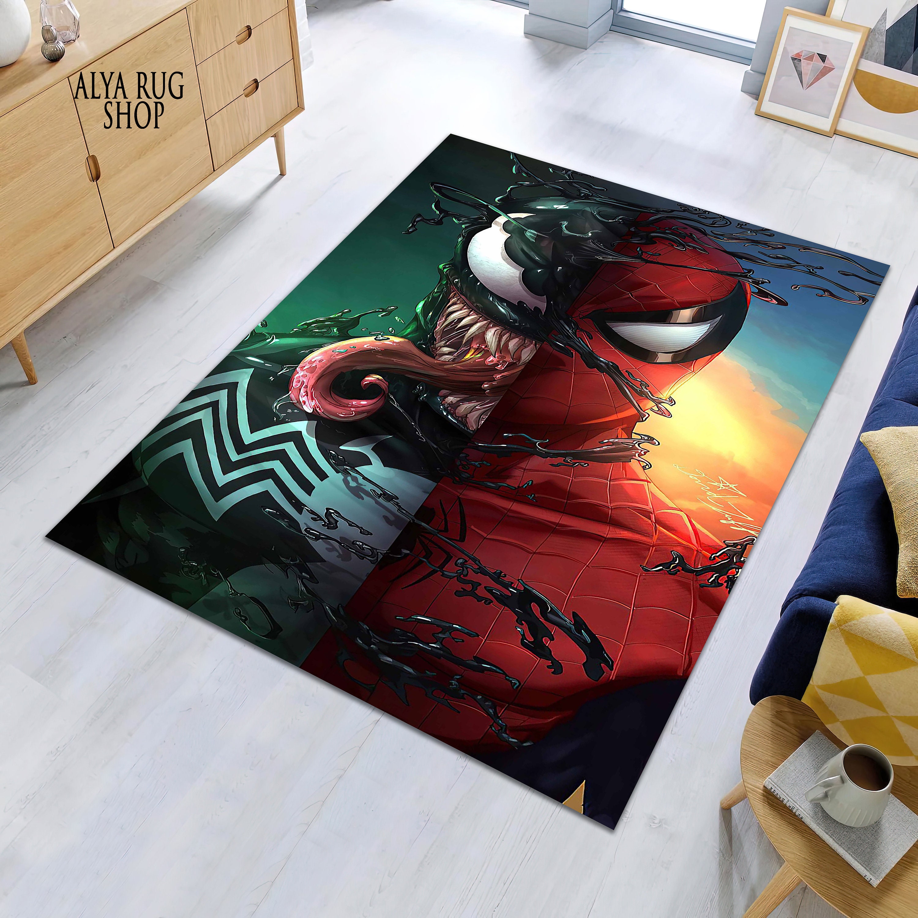 Spiderman Rug, Avengers Rug, Superhero Marvel Carpet, Ironman Rug, Thor ...