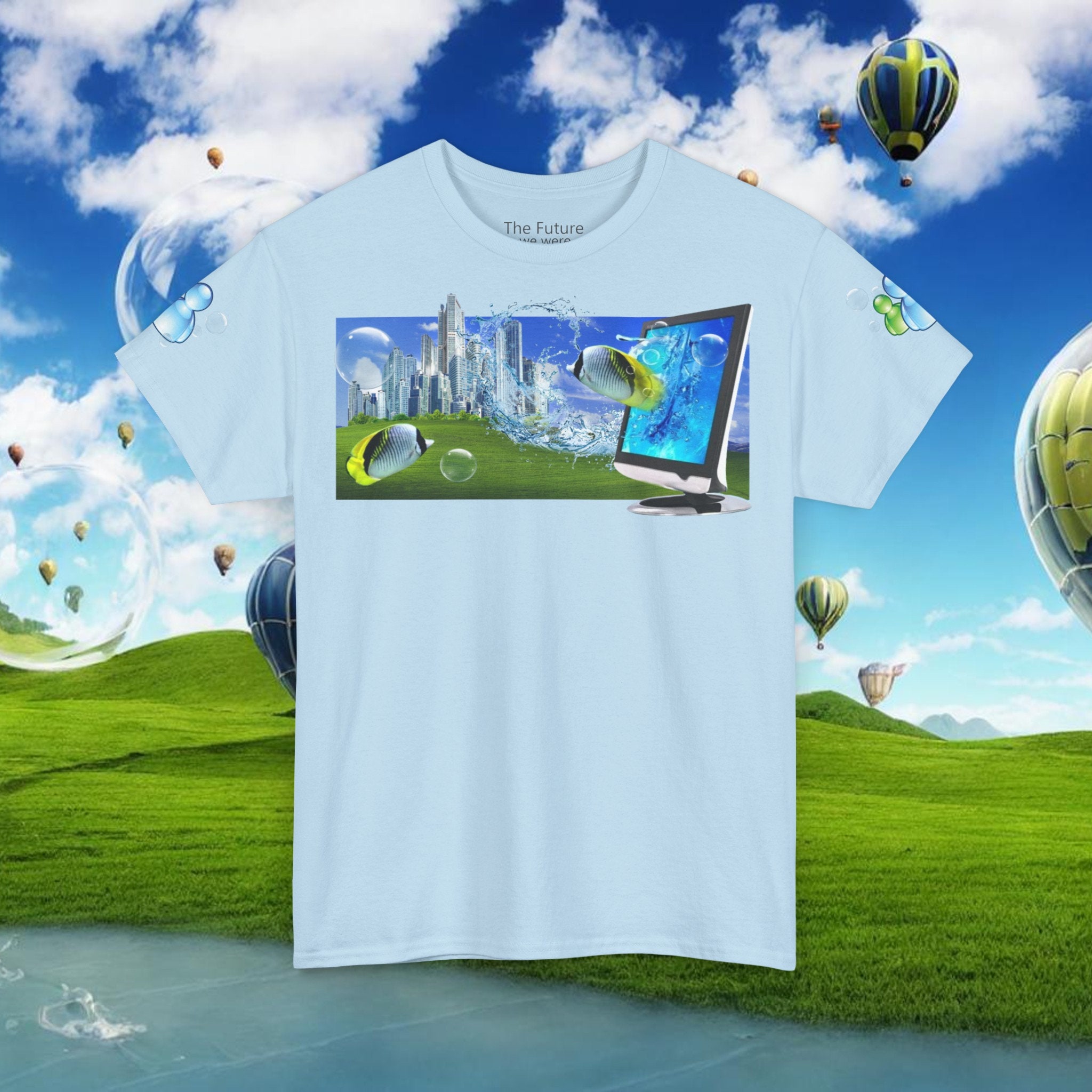 Frutiger Aero City Tee - Etsy