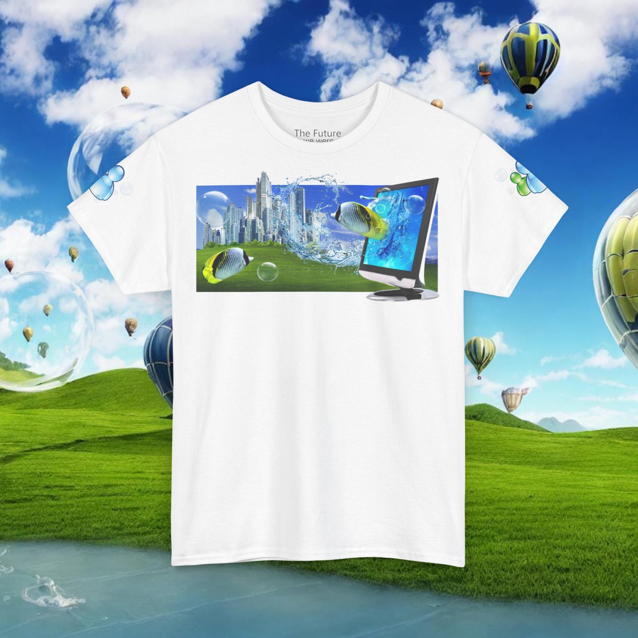 Frutiger Aero City Tee - Etsy