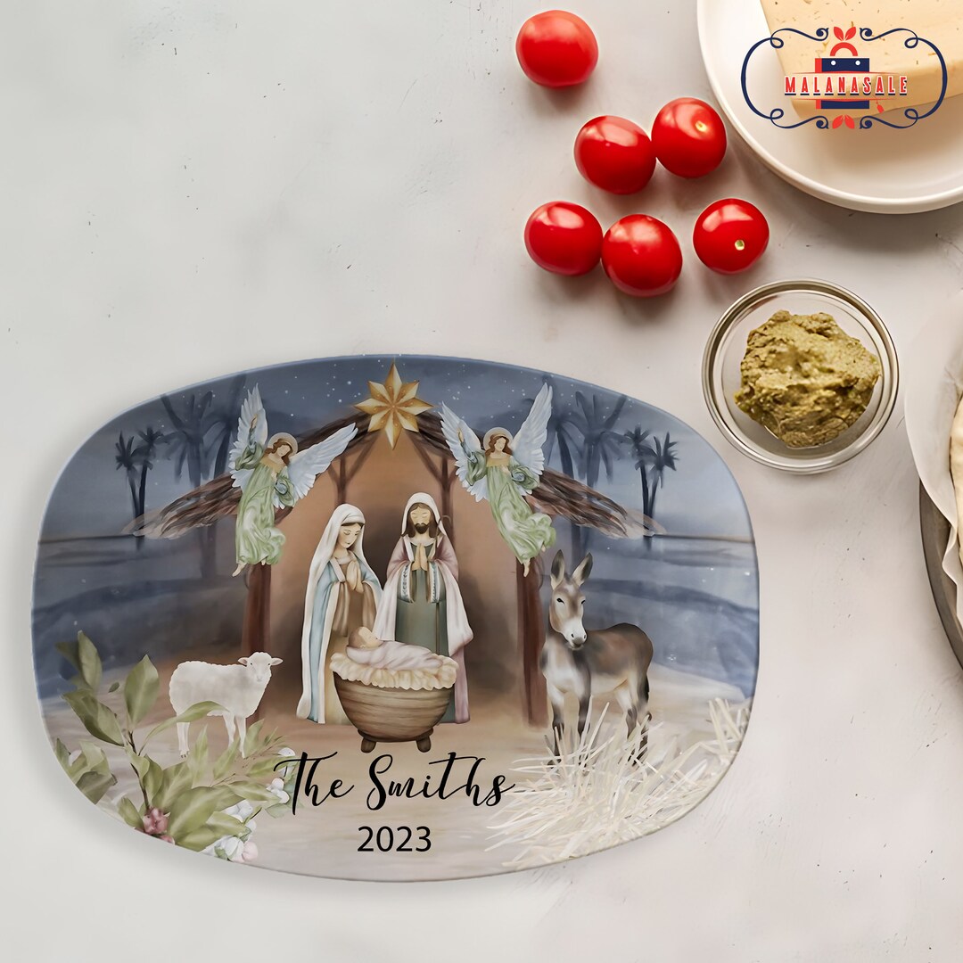 Personalized Christian Name Platter Custom Christian Serving - Etsy