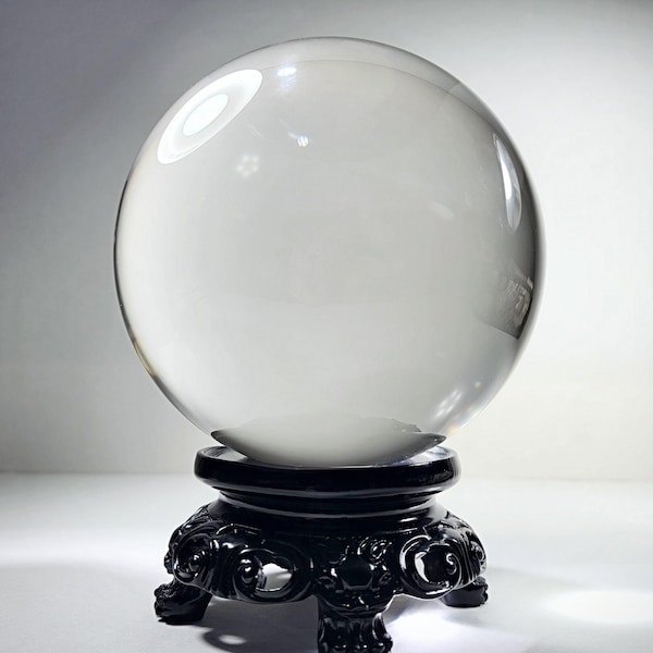 Large Crystal Ball - Etsy