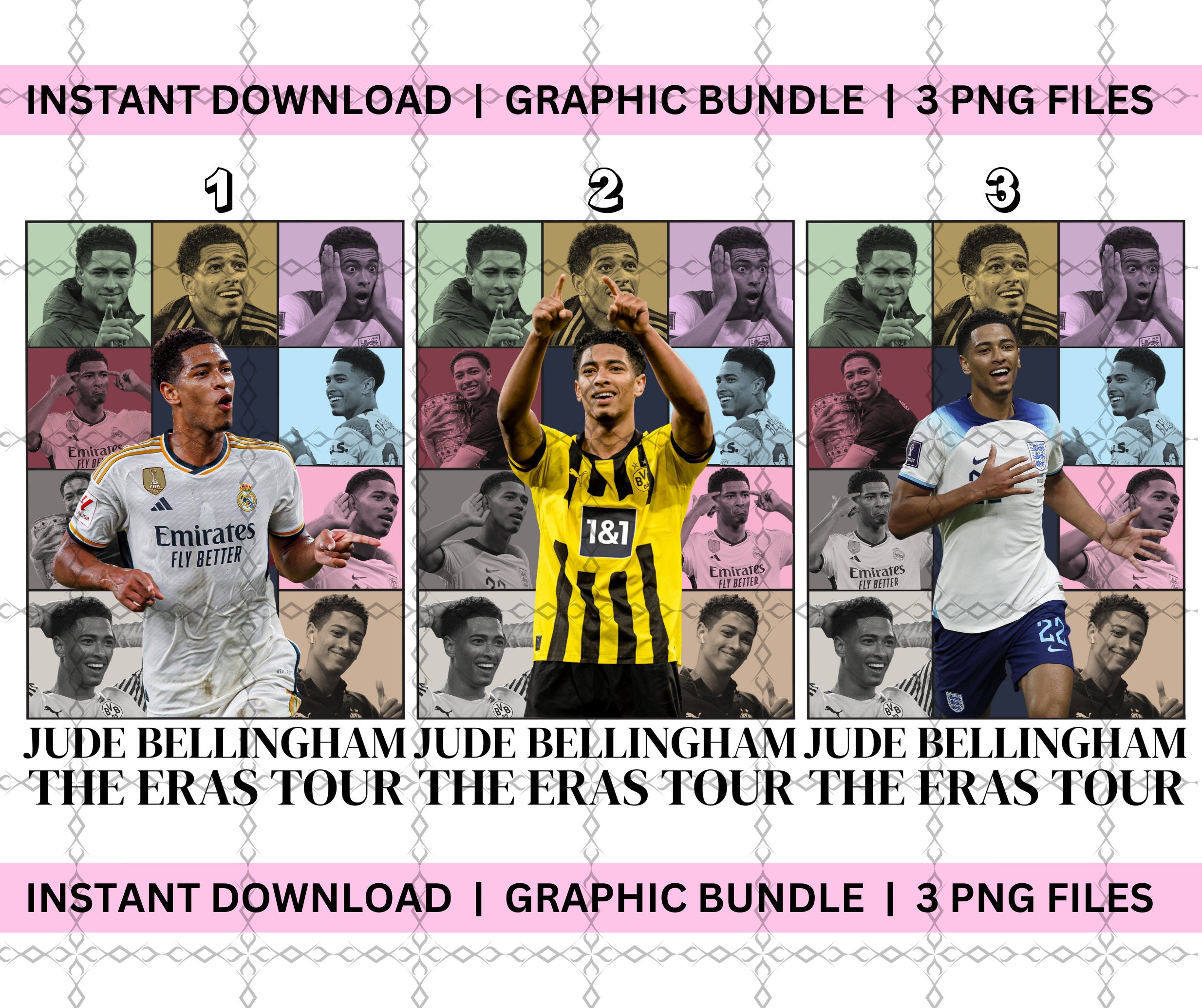 Jude Bellingham Transparent PNG Graphic Bundle Real Madrid Dortmund ...
