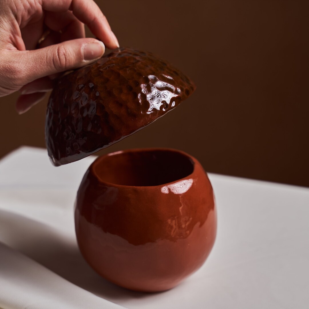 Handmade Ceramic Acorn Box Rustic Home Decor and Jewelry - Etsy