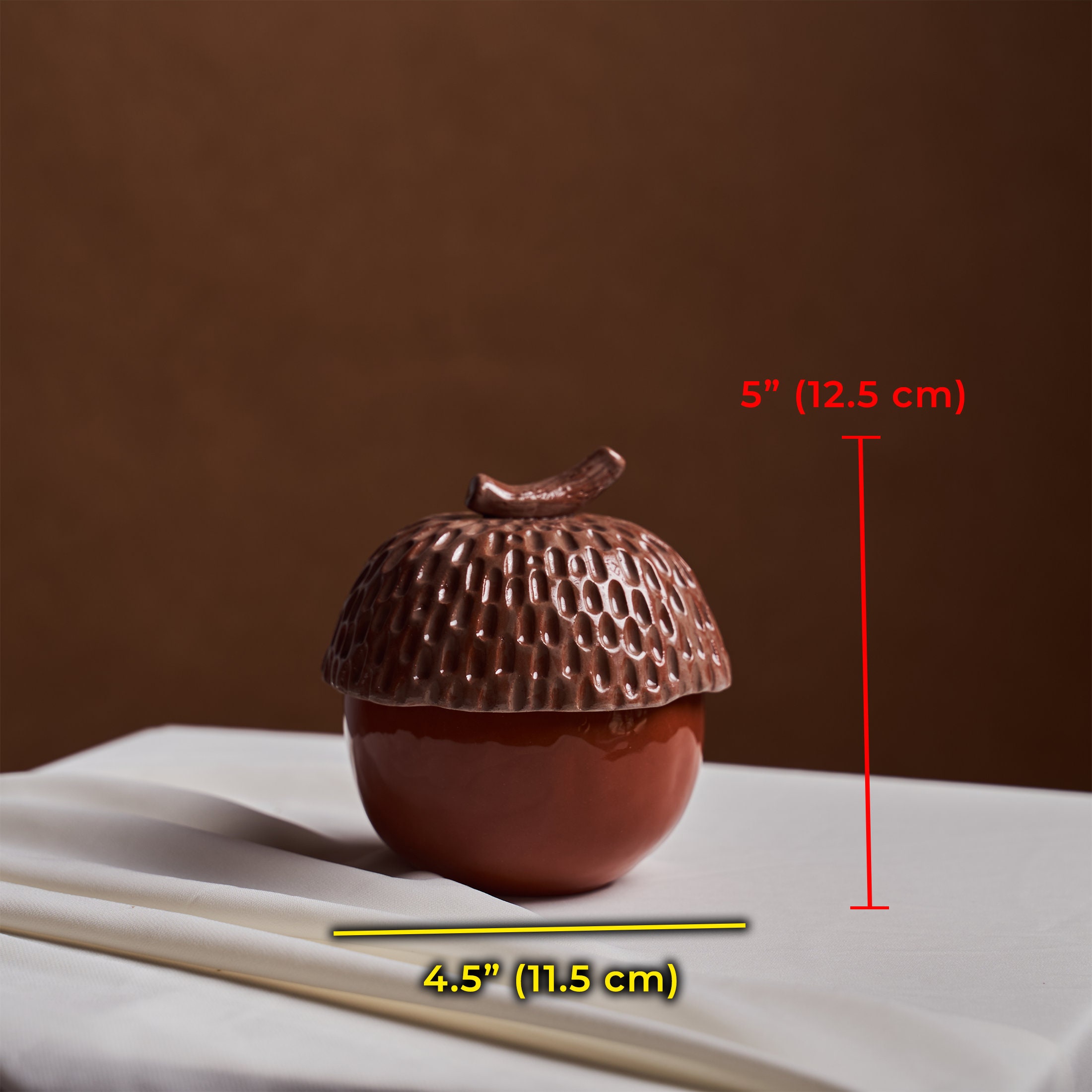 Handmade Acorn Storage Box With Lid Nature and Forest Decoration ...