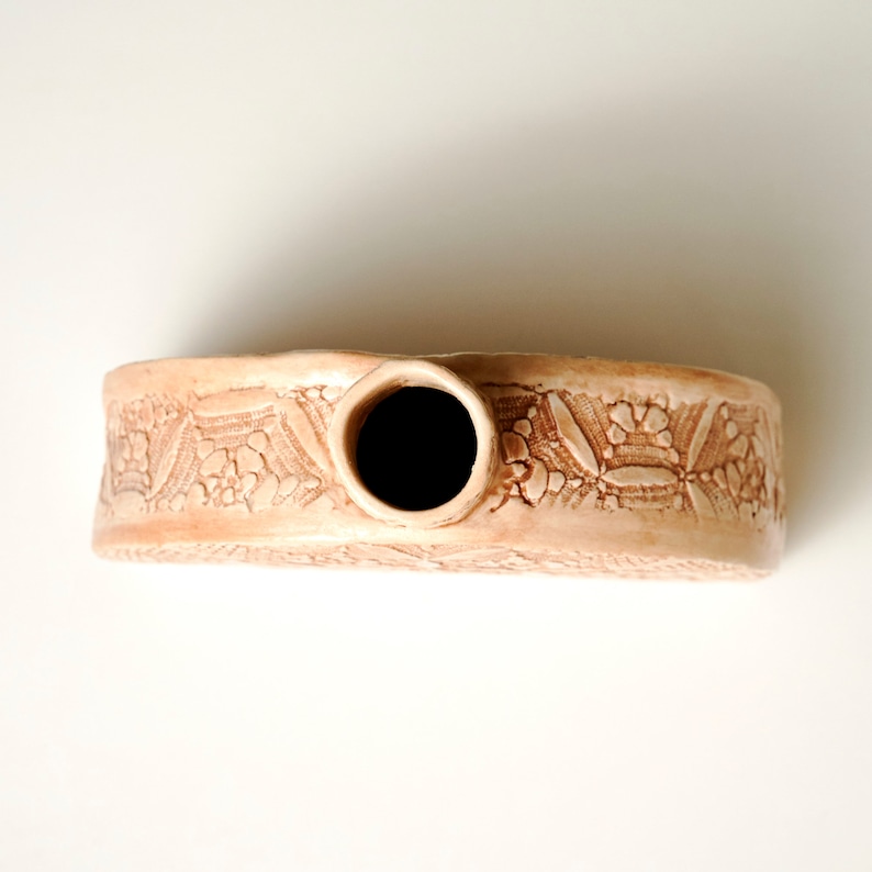 Handcrafted Ceramic Vase Set: Modern Lace Print Home Decor - Etsy