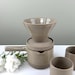 Handmade Ceramic Coffee Pour Over Set: Stoneware Dripper and Jug - Etsy