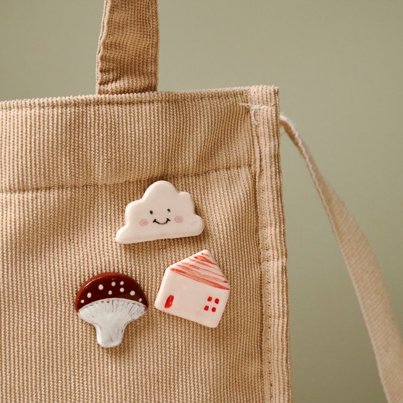 Cartoon Brooch - Etsy