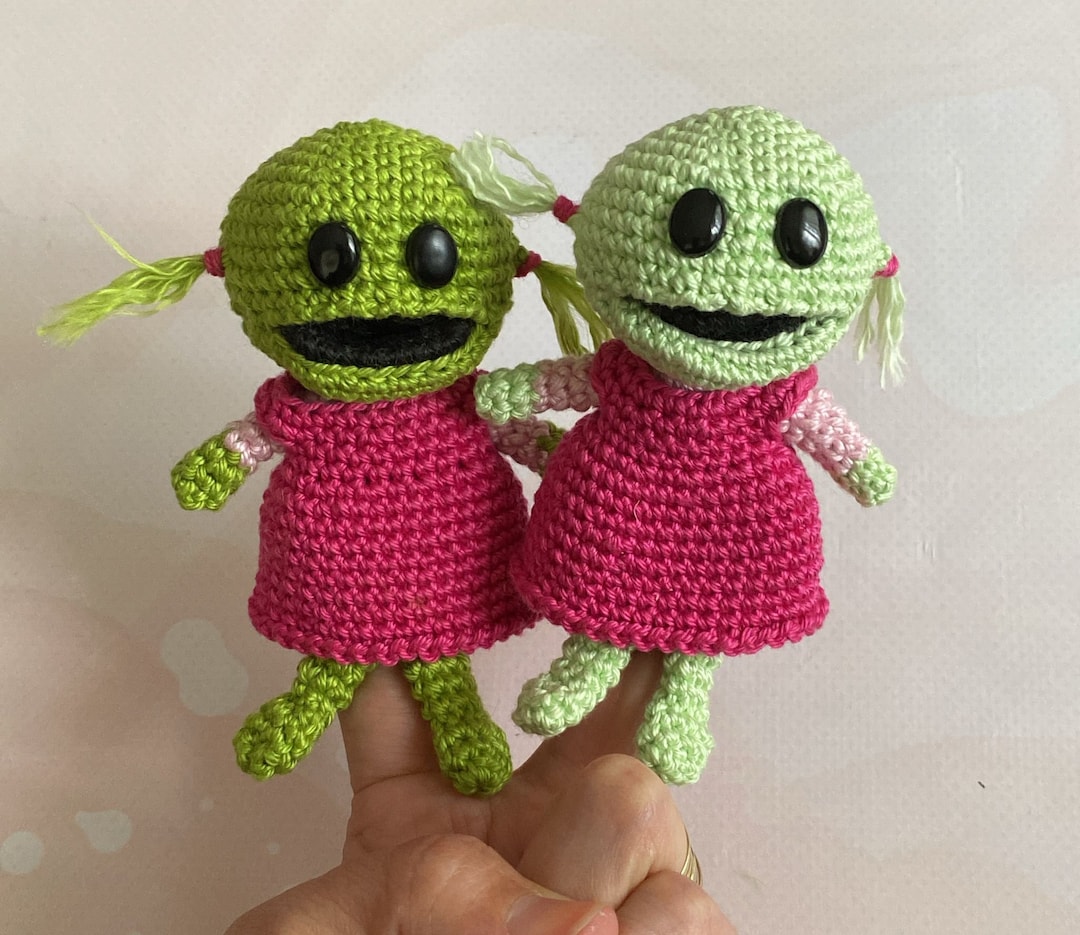 Nanalan Mona Finger Puppet Amigurumi Pattern (crochet) PDF Dijital - Etsy