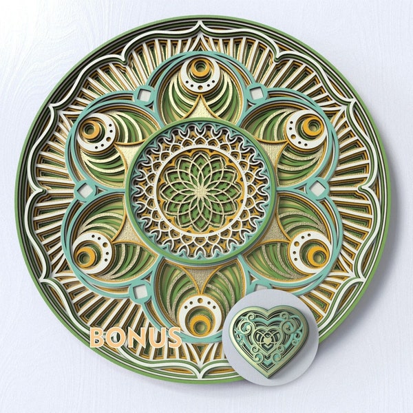 Multilayer Mandala - Etsy