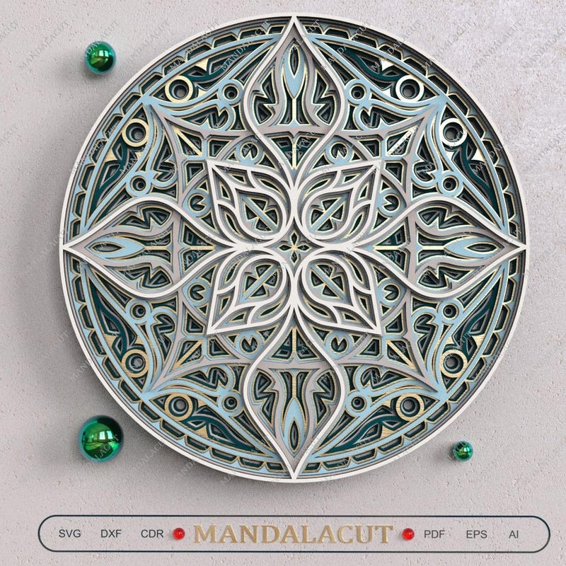 Mandala Cnc File - Etsy