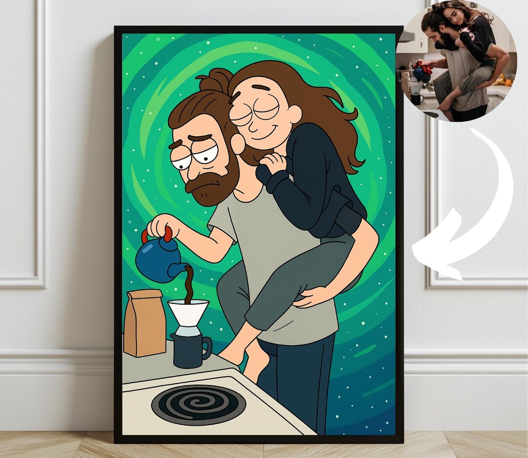 Custom Simpsons Portrait | Digital Item | Simpsonize Me | Simpsonize ...