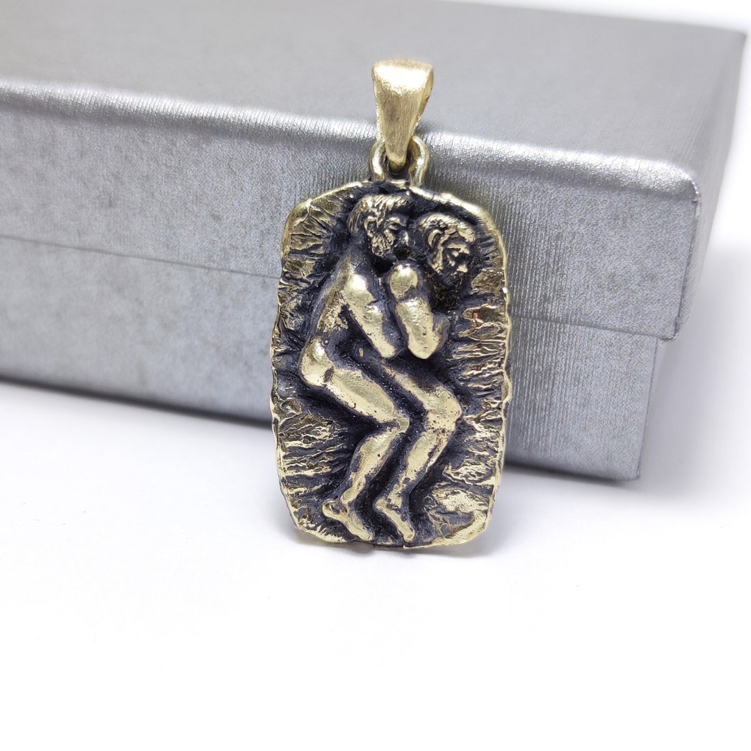 Gay Designer Jewelry, Gay Pendant, Men Gift, Pride Jewelry, Erotic ...