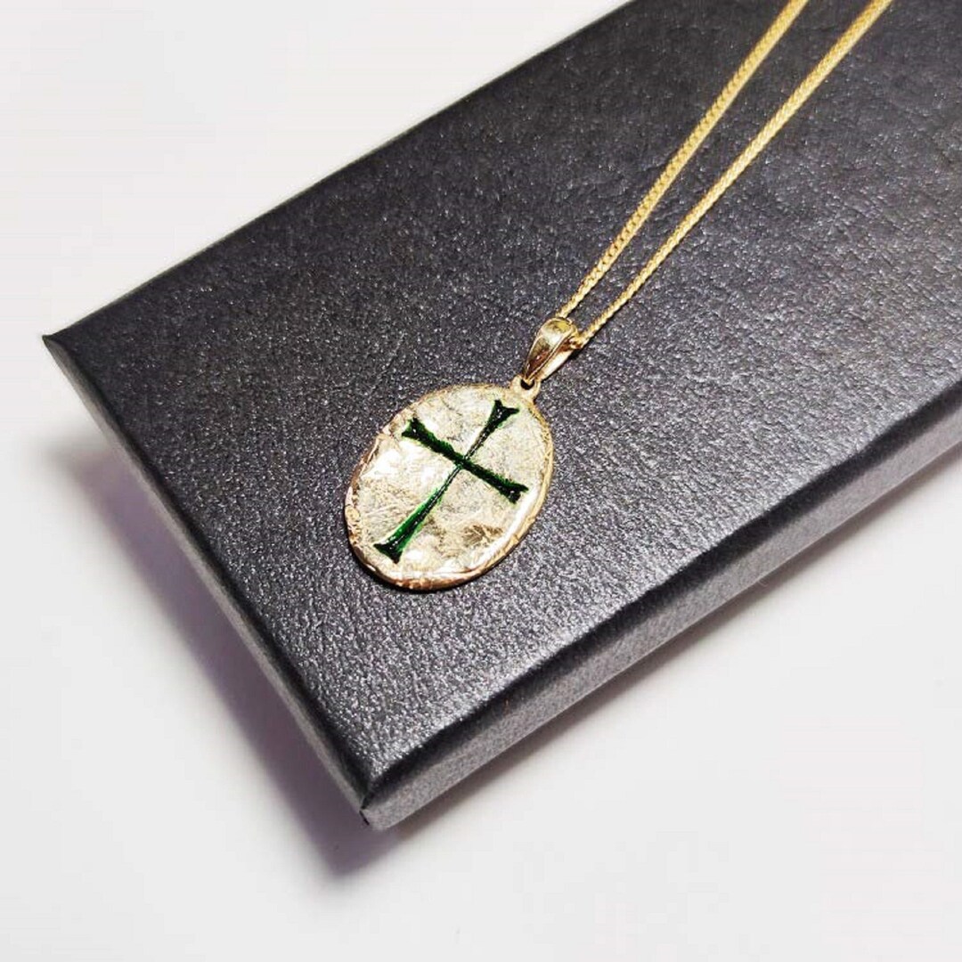 Cross Necklace, Women Jewelry, Solid Silver 925 Cross, Gold Color Cross ...
