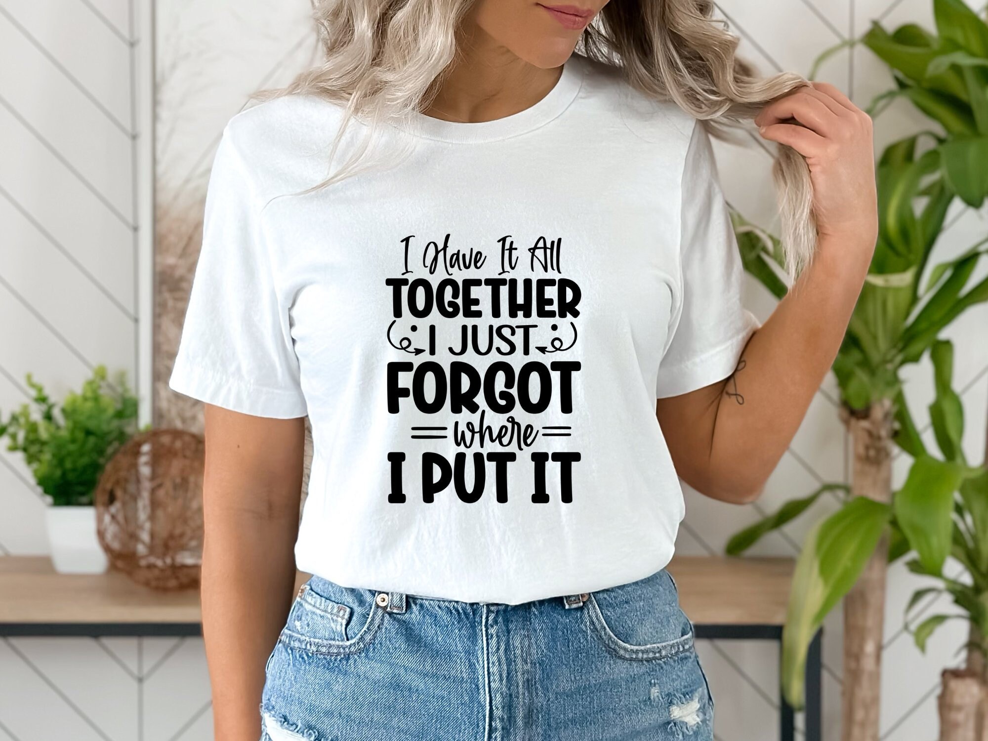 Funny Quote Graphic Tee, Humorous Saying Casual Shirt, Unisex Cotton T ...