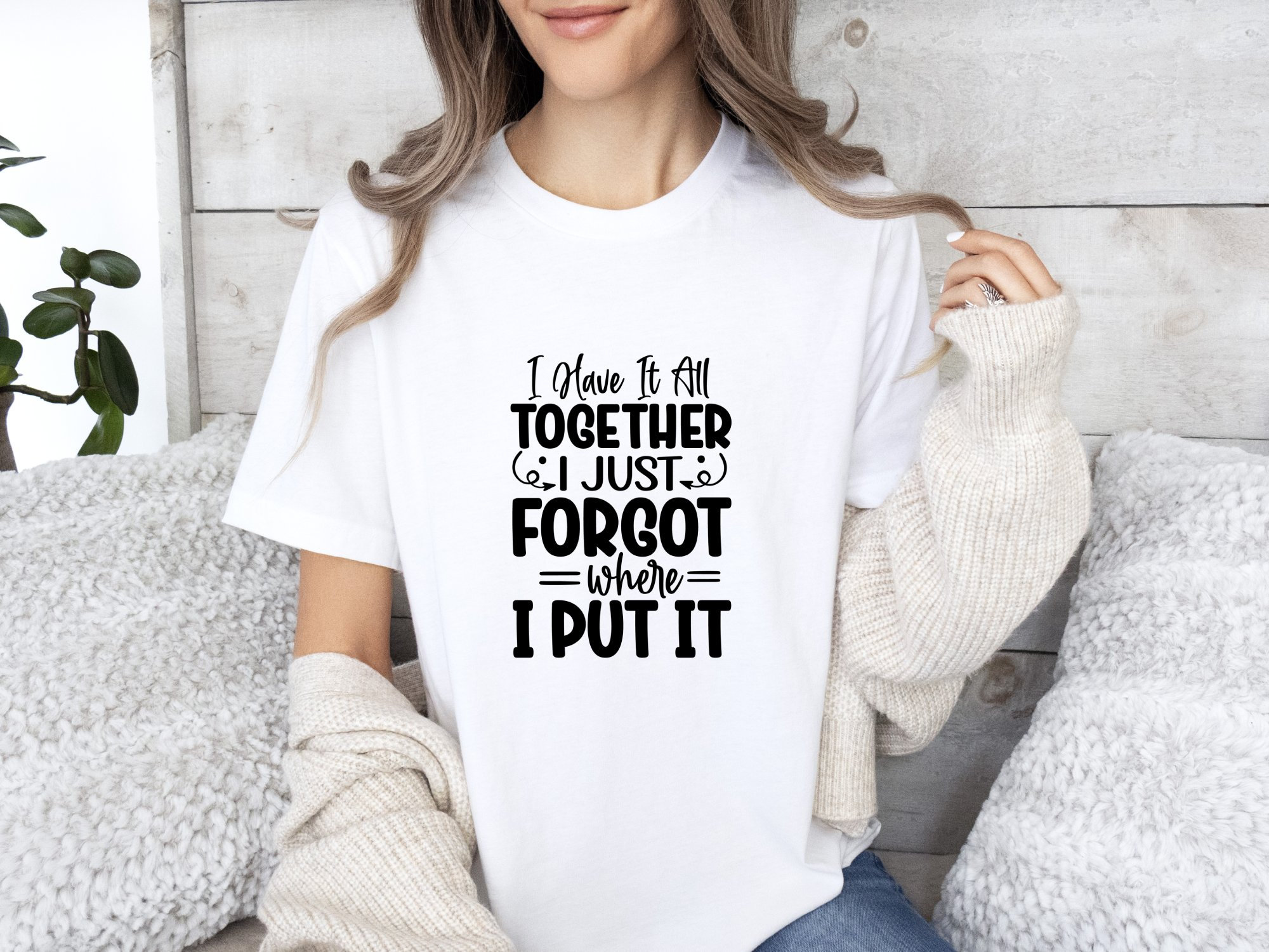 Funny Quote Graphic Tee, Humorous Saying Casual Shirt, Unisex Cotton T ...