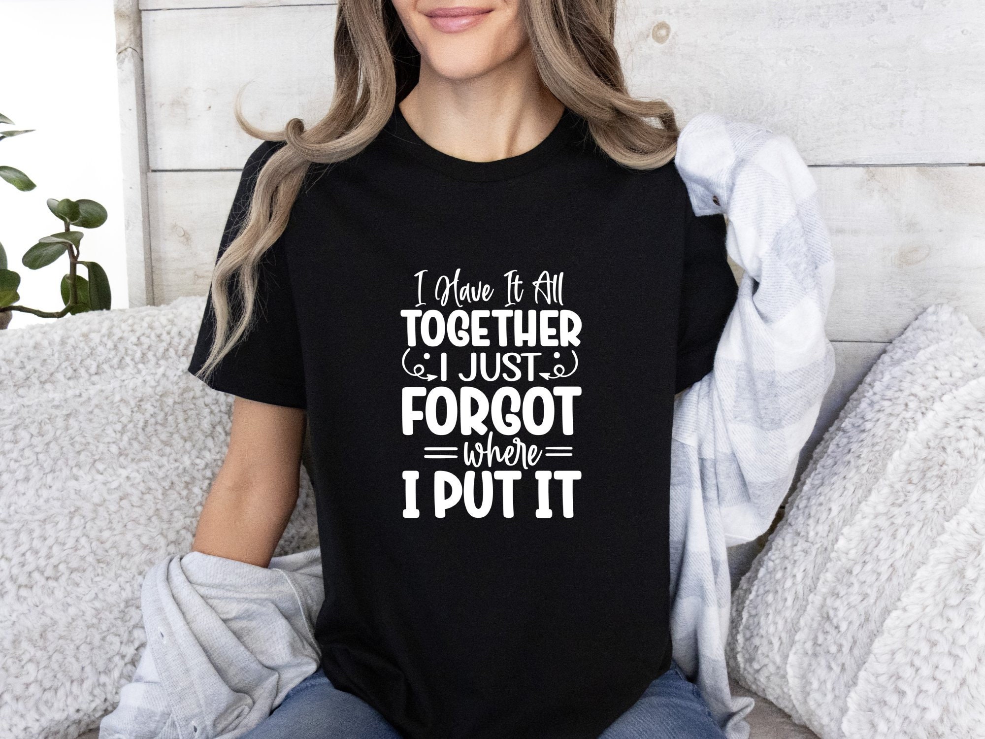 Funny Quote Graphic Tee, Humorous Saying Casual Shirt, Unisex Cotton T ...