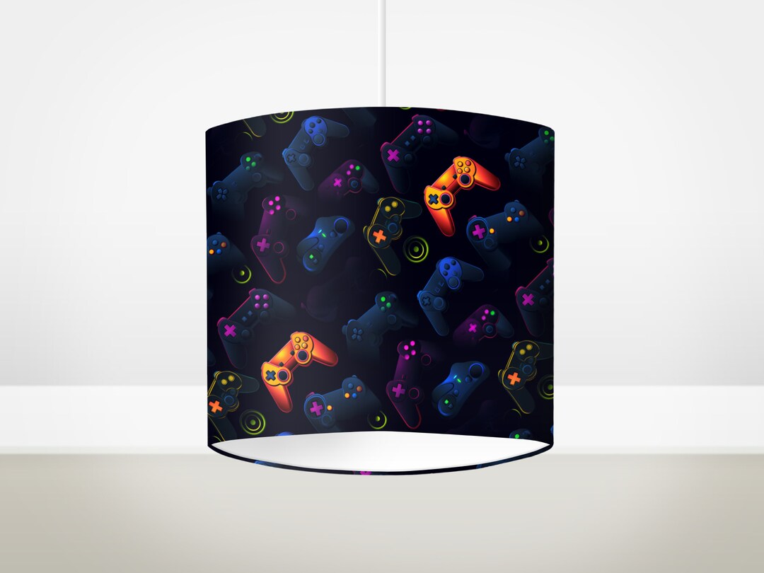 Gaming Lampshade, Kids Room Lampshade, Lampshade for Boys, Children's ...