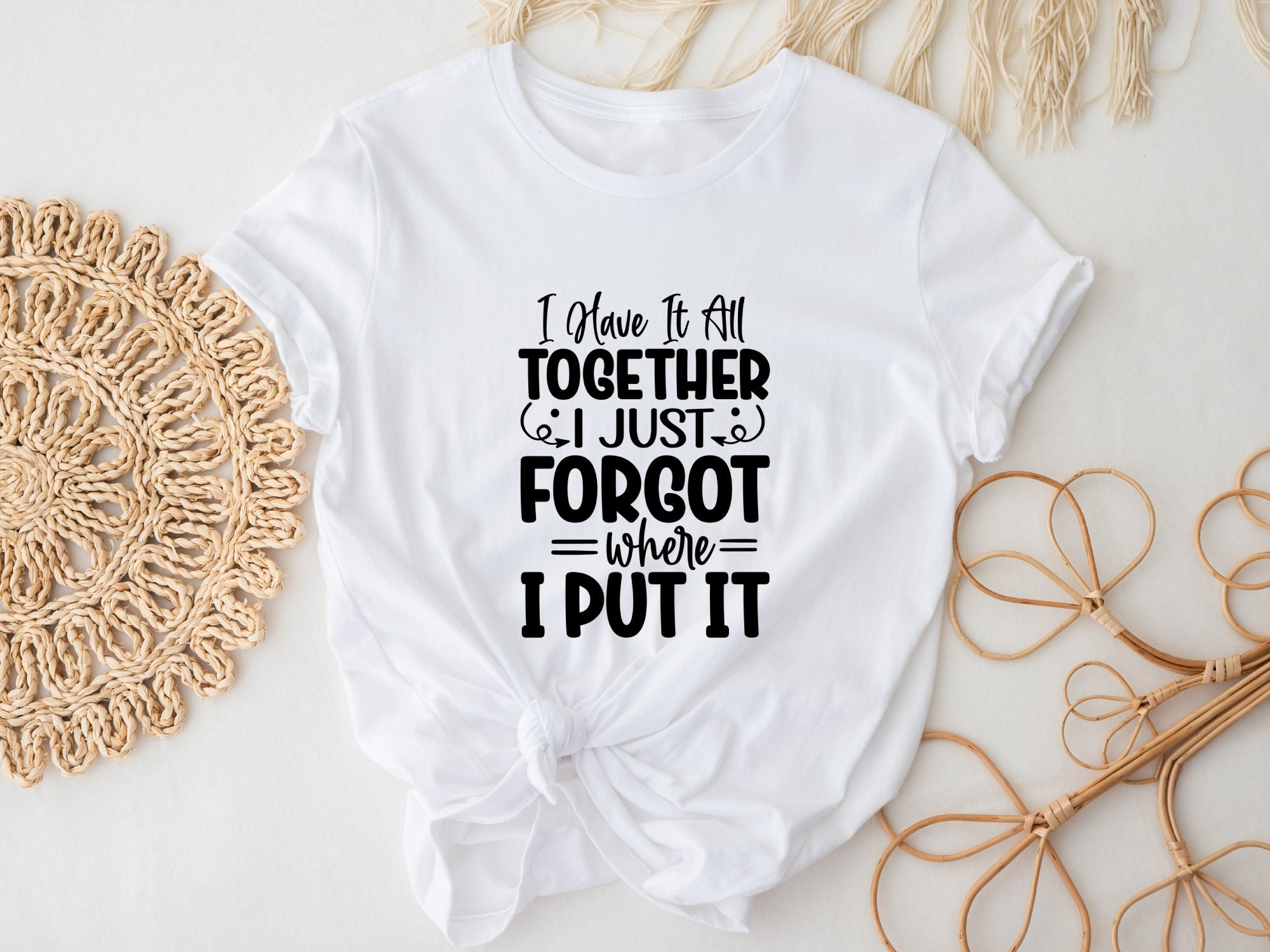 Funny Quote Graphic Tee, Humorous Saying Casual Shirt, Unisex Cotton T ...