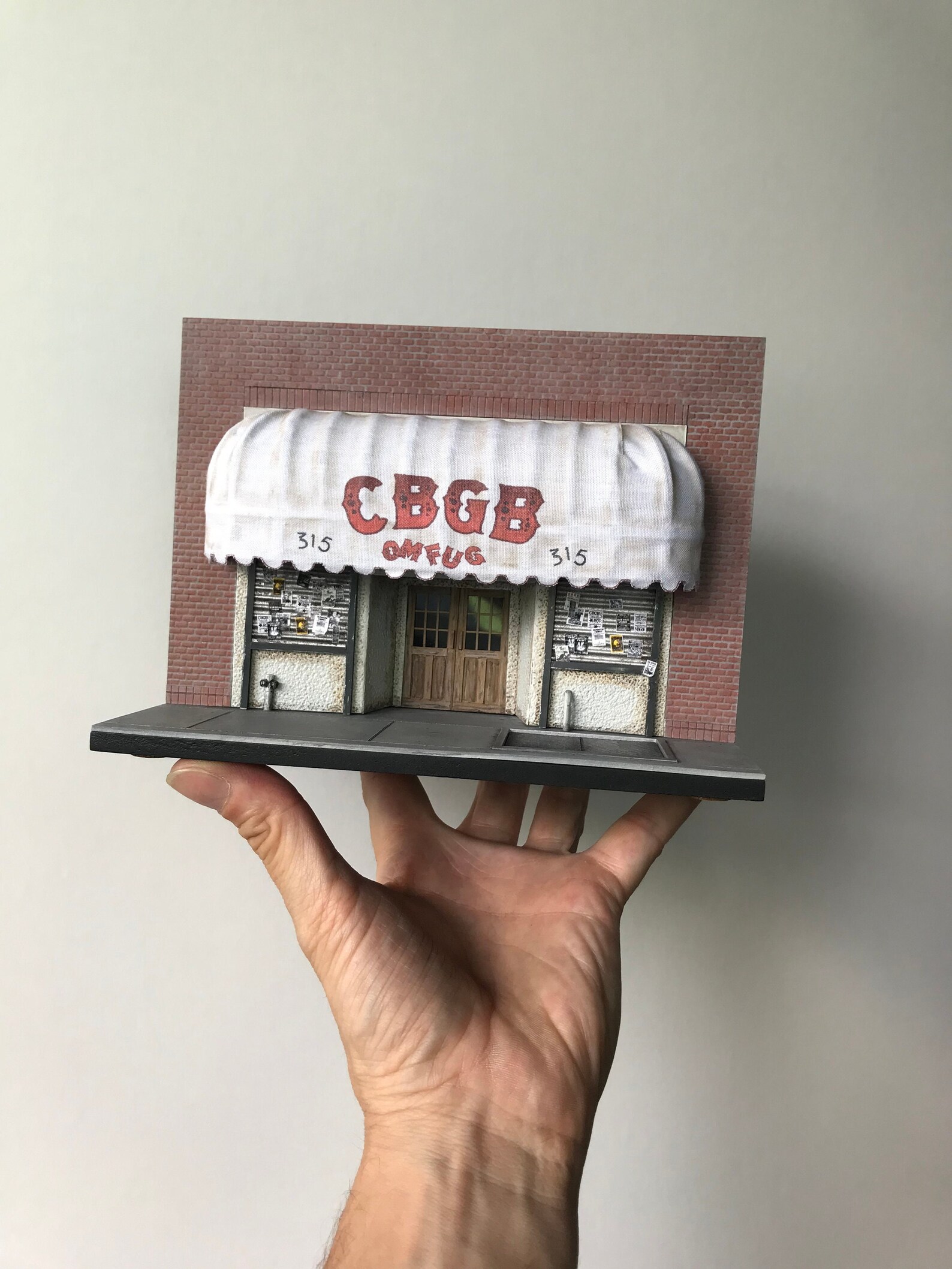 CBGB Miniature Model Handmade 1:48 Scale - Etsy