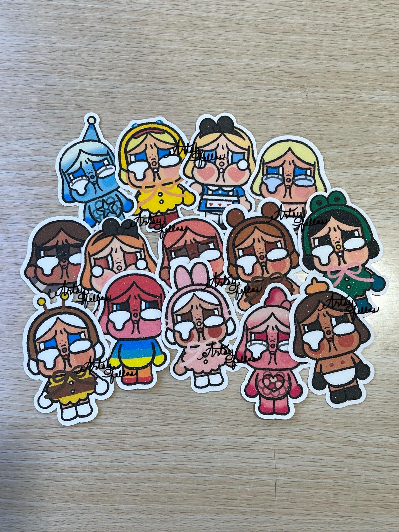 Cry Baby Crying Again Digital PNG Files (for Stickers, Notepads, and ...