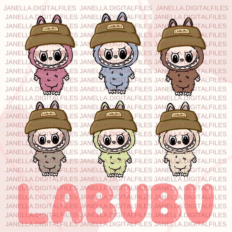 LABUBU PNG Digital Files - Etsy