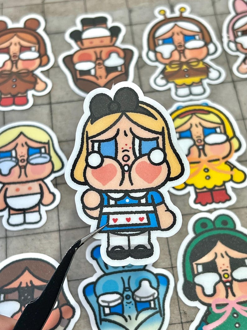 Cry Baby Crying Again Digital PNG Files (for Stickers, Notepads, and ...