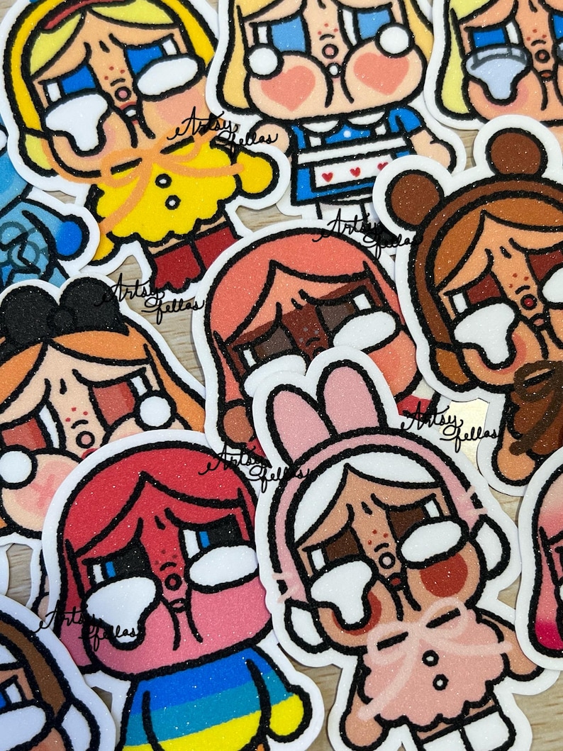 Cry Baby Crying Again Digital PNG Files (for Stickers, Notepads, and ...