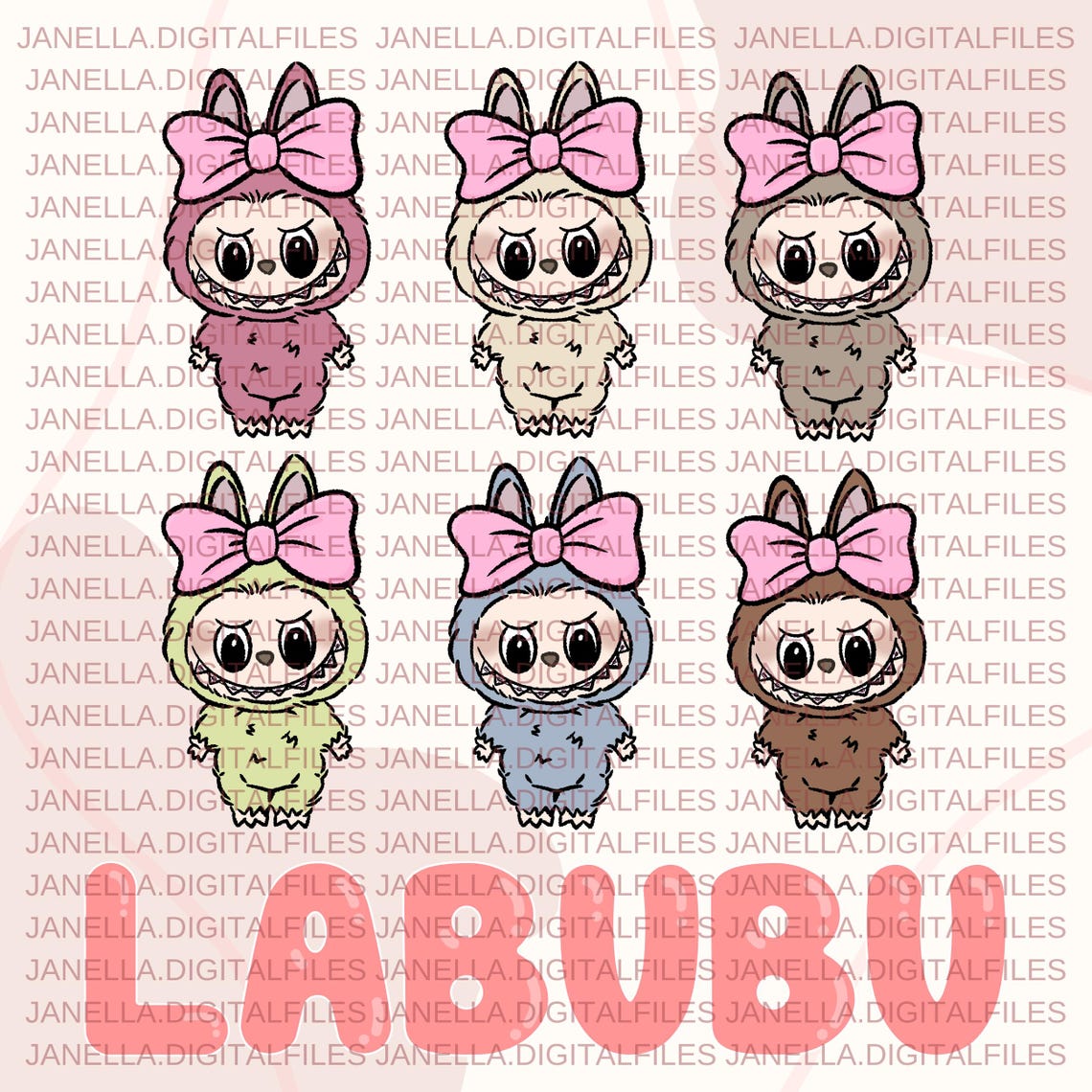 LABUBU PNG Digital Files - Etsy Canada