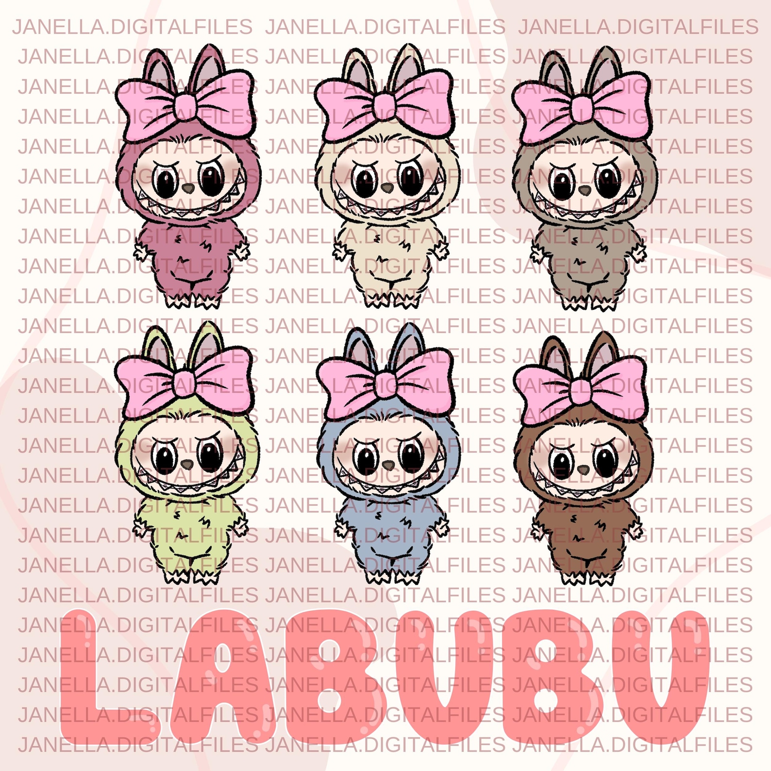 LABUBU PNG Digital Files - Etsy