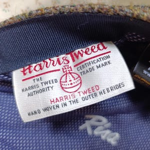 Vintage Harris Tweed Wool Cap - Etsy