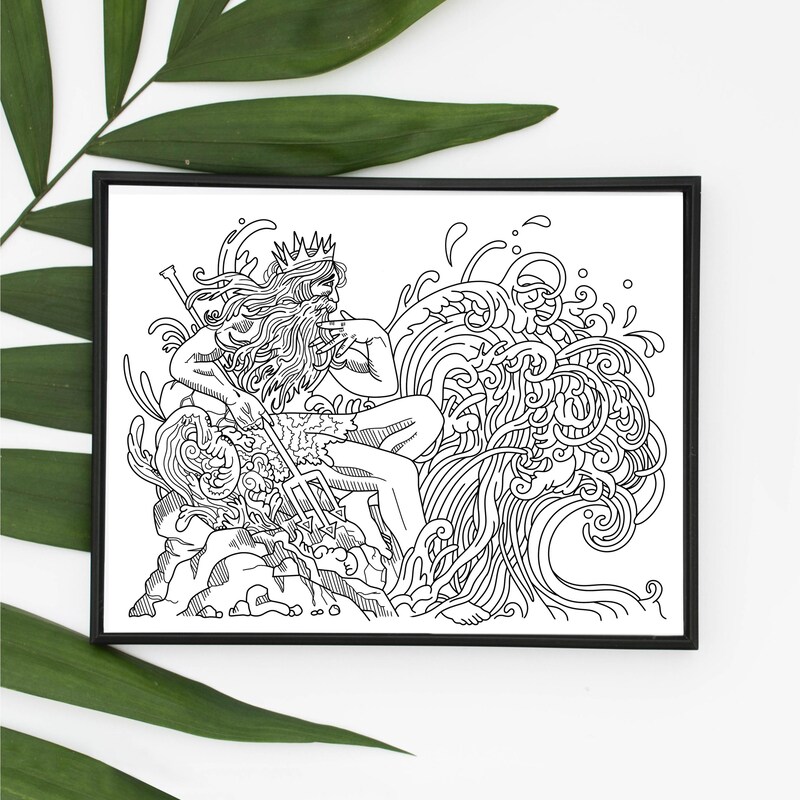 King Neptune Art - Etsy