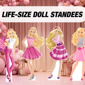 BIG Doll Cutout Decorations, Cutouts, Centerpieces, Standee, Life Size ...