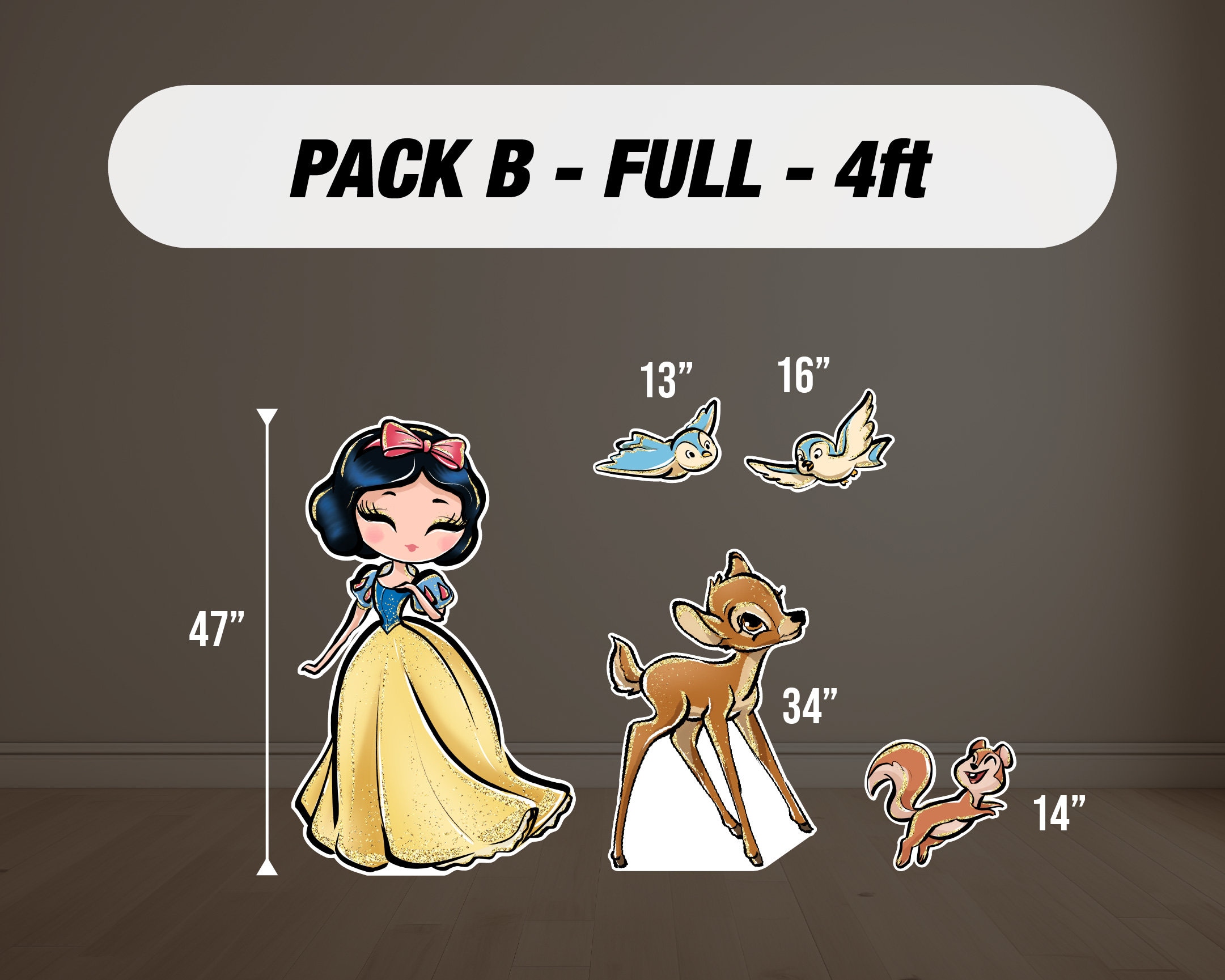 Seven Dwarfs Cutouts Birthday Party Cutouts, Seven Dwarfs, Dwarves ...