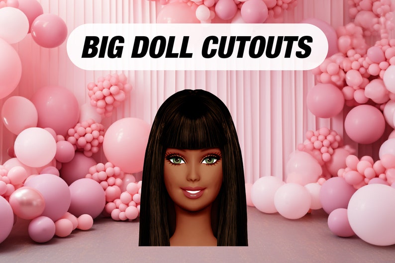 BIG Doll Cutout Decorations, Cutouts, Centerpieces, Lawn Signs, Yard ...