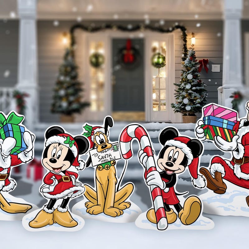 Mickey Mouse Christmas Decorations - Etsy