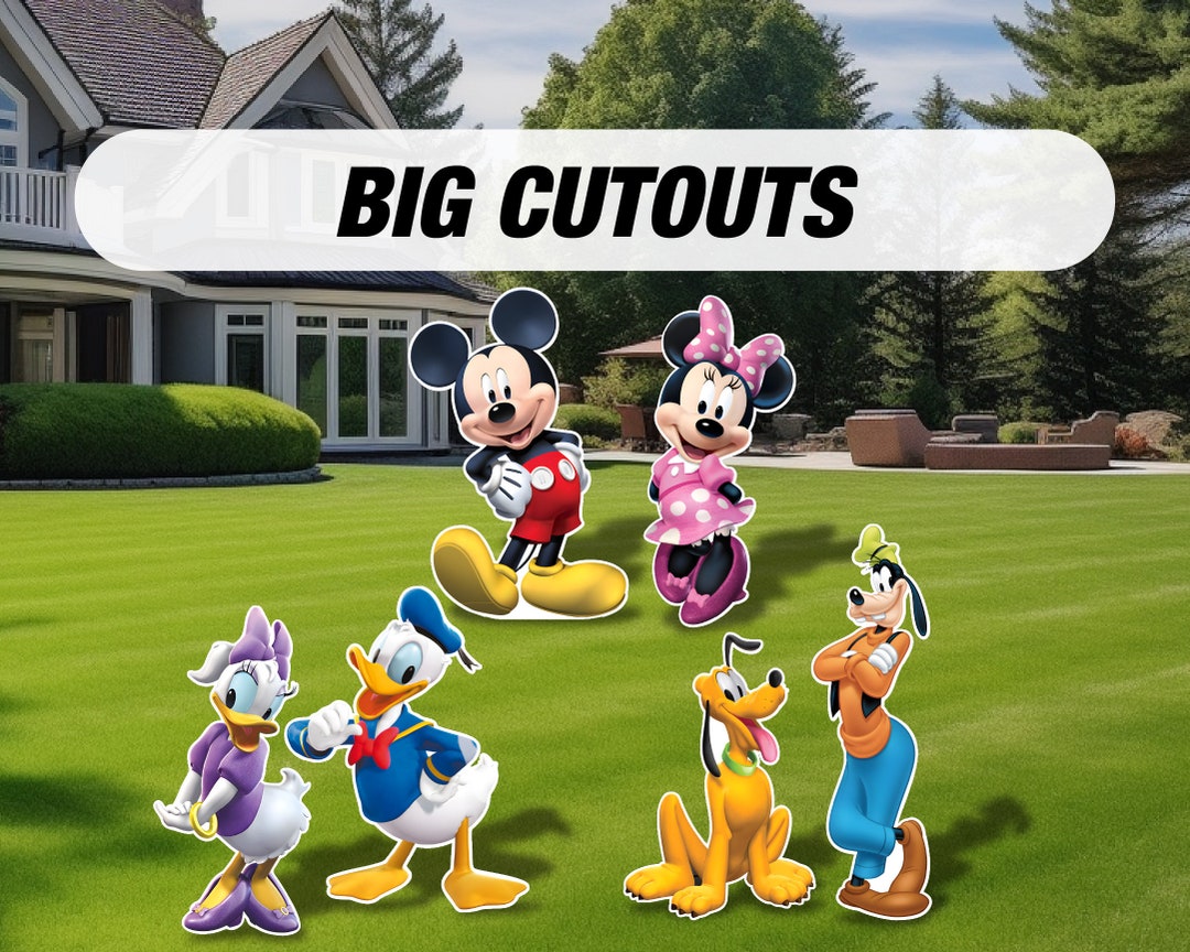 Mickey Mouse Clubhouse Themed Birthday Party Cutouts, Decorations ...