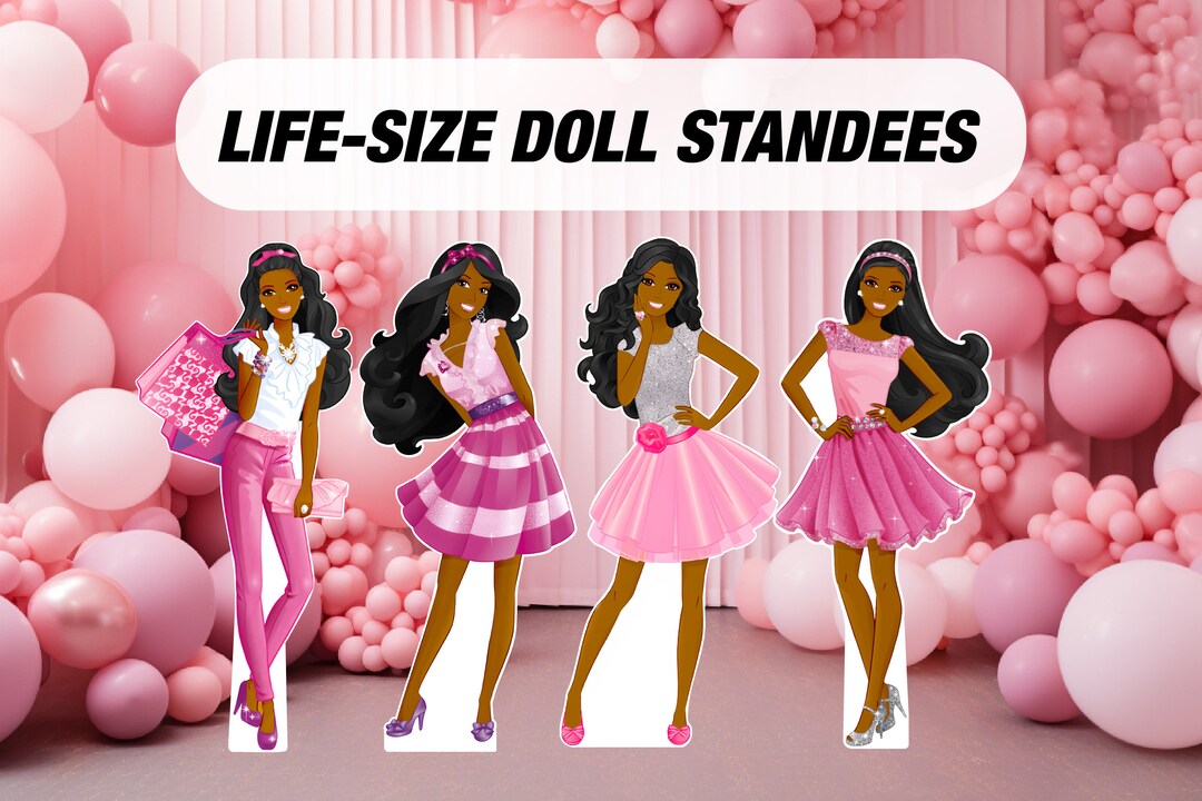 BIG Doll Cutout Decorations, Cutouts, Centerpieces, Standee, Life Size ...