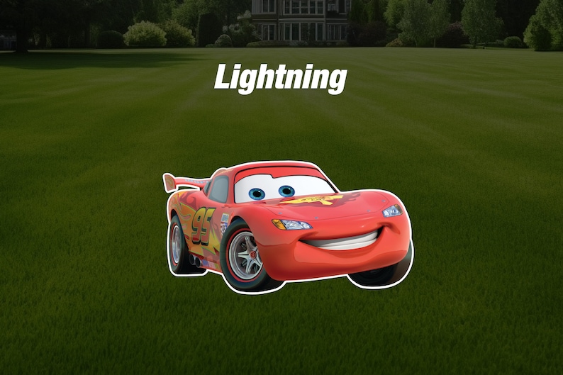 Cars Cutout Decorations, Cars Cutouts, Centerpieces, Standee, Birthday ...