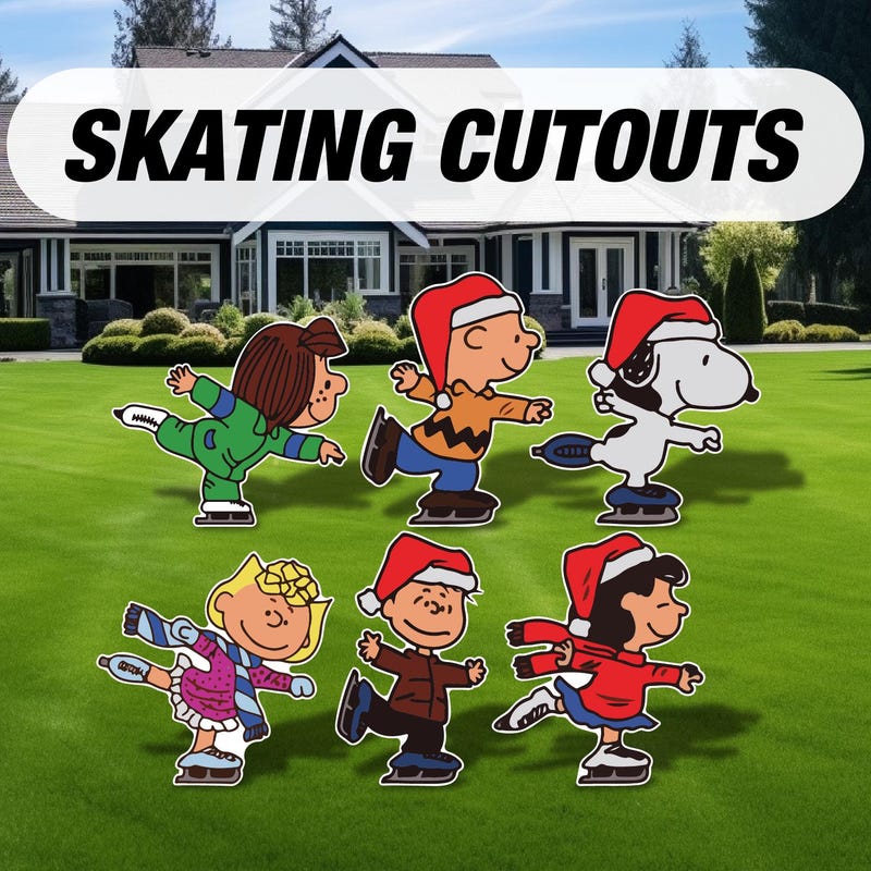 Retro Ice Skating Signs - Etsy