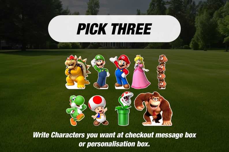 Mario Luigi Themed Birthday Party Cutouts, Decorations, Centerpieces ...