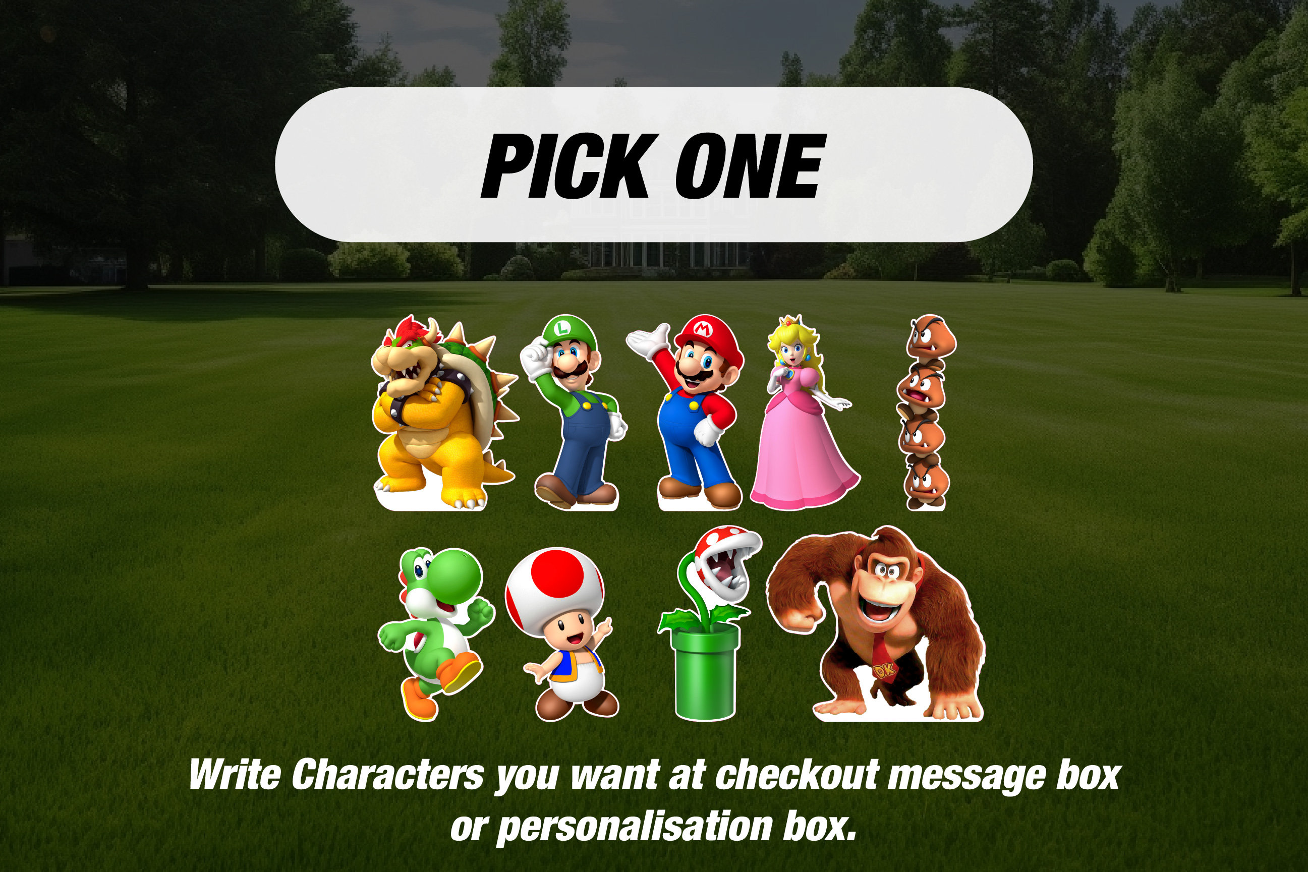 Mario Luigi Themed Birthday Party Cutouts, Decorations, Centerpieces ...