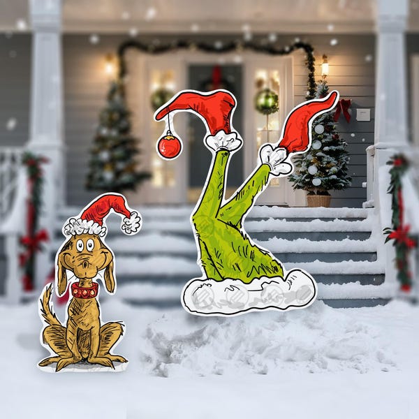 Grinch Feet Clip Art - Etsy