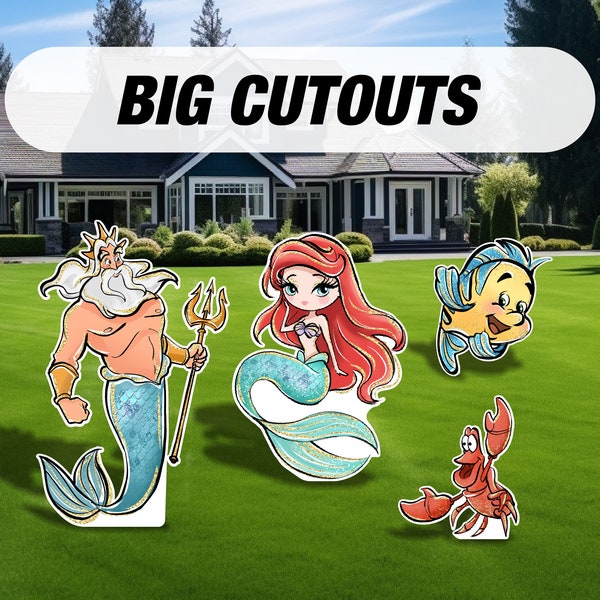 The Little Mermaid Yard Decorations - Etsy