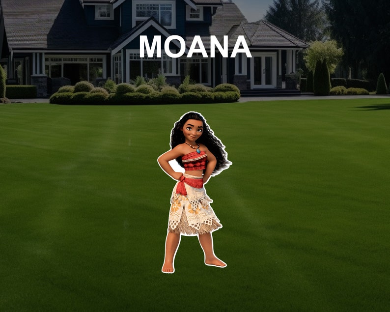 Moana Birthday Party Cutouts, Decorations, Centerpieces, Lawn Signs ...