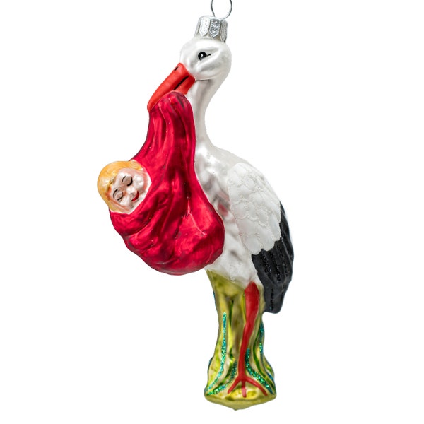 Stork Ornament - Etsy